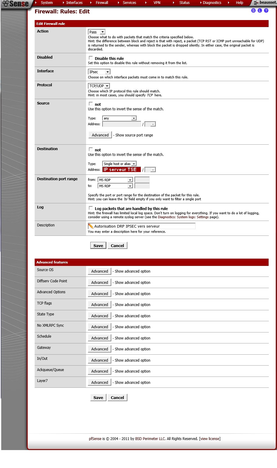 Pfsense IPsec Client Warior Vanexpert Pfsense IPsec Client Warior Vanexpert